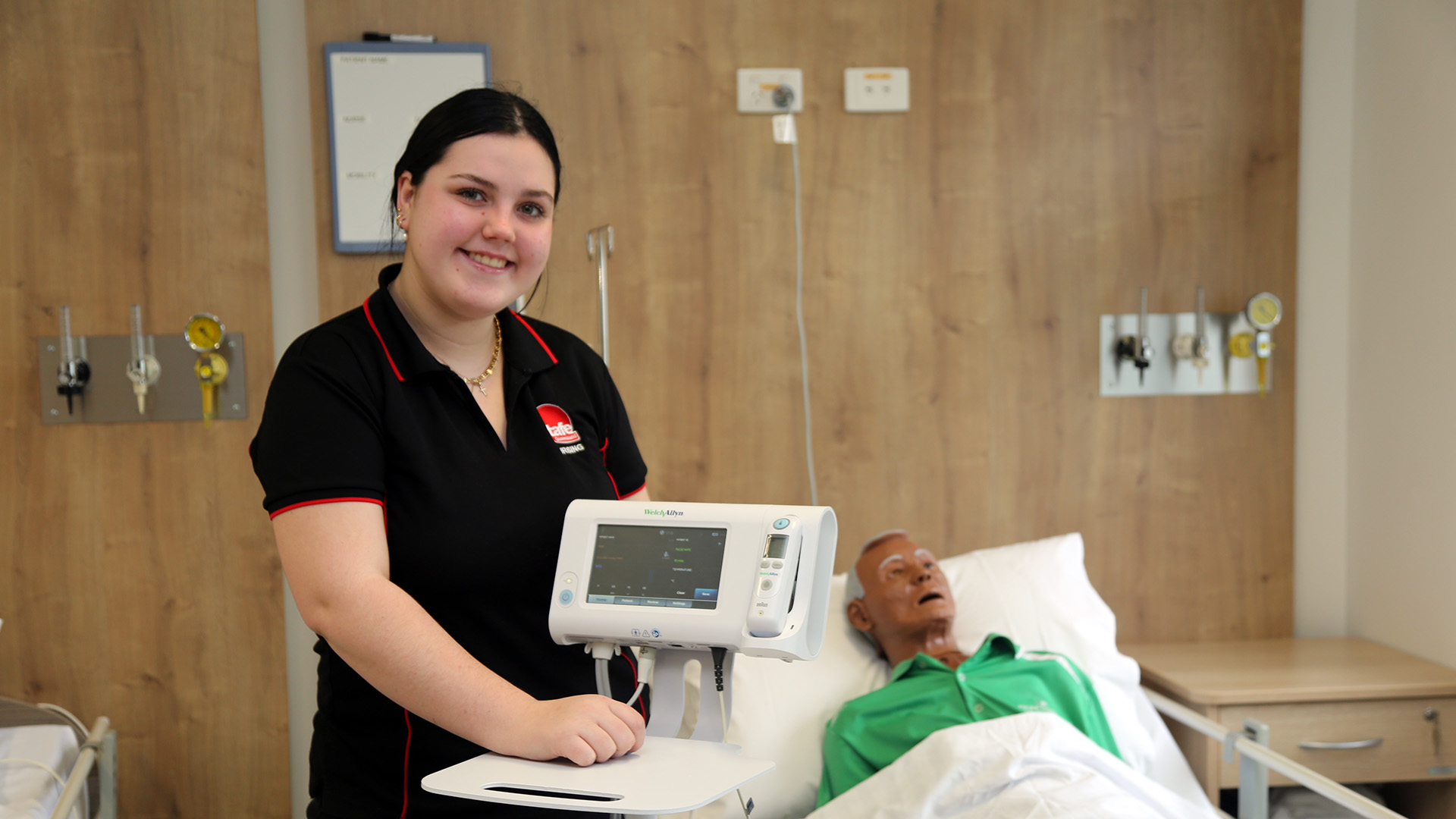 Nursing student Amy Burnham always knew she wanted to work in health ...